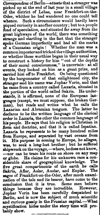 Jophar Vorin of Laxaria