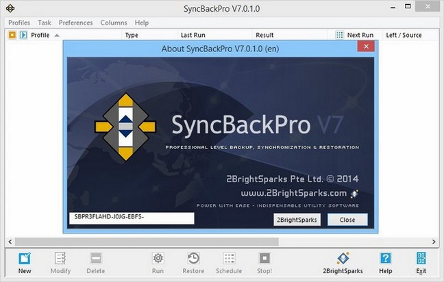 2BrightSparks SyncBackPro 7.6.4 Crack - World4softwarekey