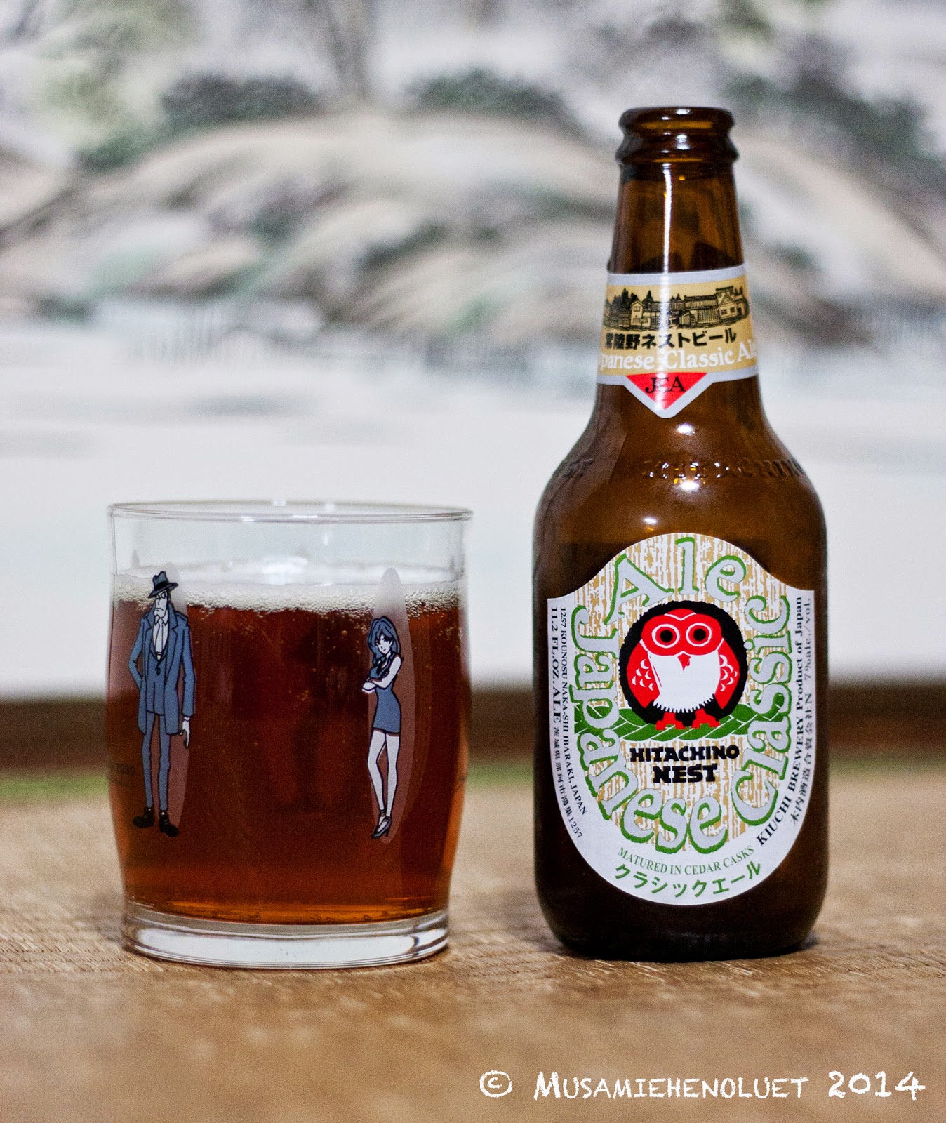 Musamiehen oluet: Hitachino Nest Beer Japanese Classic Ale (常陸野ジャパニーズ ...