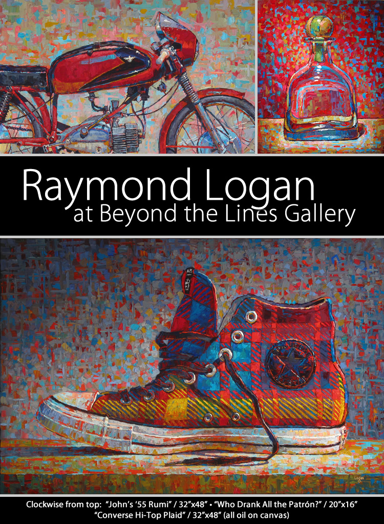 Raymond Logan's Latest Work: Raymond at Beyond the Lines Gallery