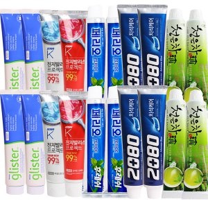 Korean Toothpaste 25 Pieces Big Sale / PERIOE / 2080 / Glister / MEDIAN ...