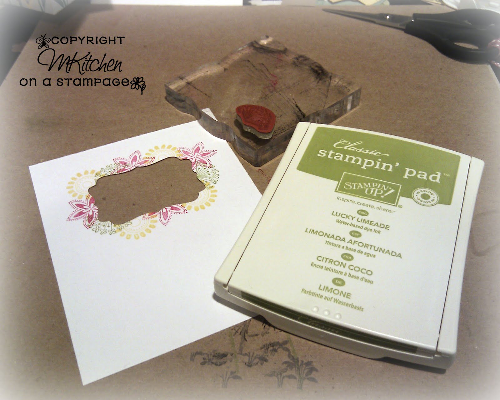 Technique Time Tuesday: Stamped Punch Window--First Ever Challenge!