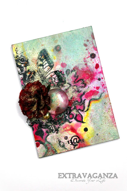 13 arts: Artist Trading Cards "13 textures"