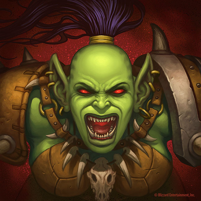 THE ART OF JIM NELSON: Hearthstone: Orc Warrior and The Horde