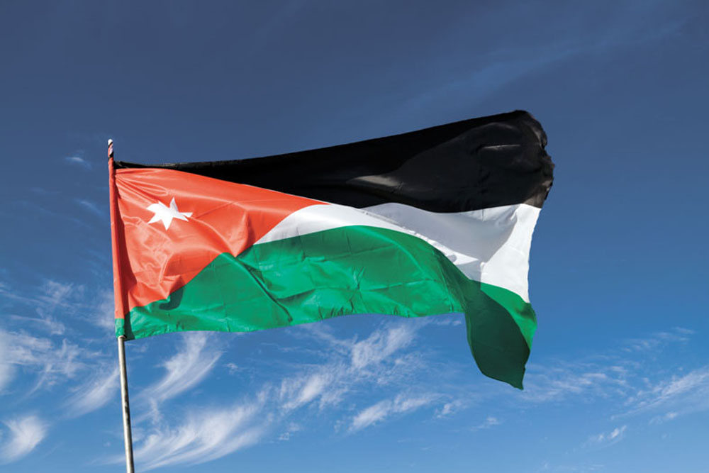 Graafix!: Wallpaper flag of Jordan