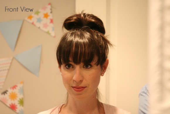 Four Flights of Fancy: Sleek Top Bun Tutorial