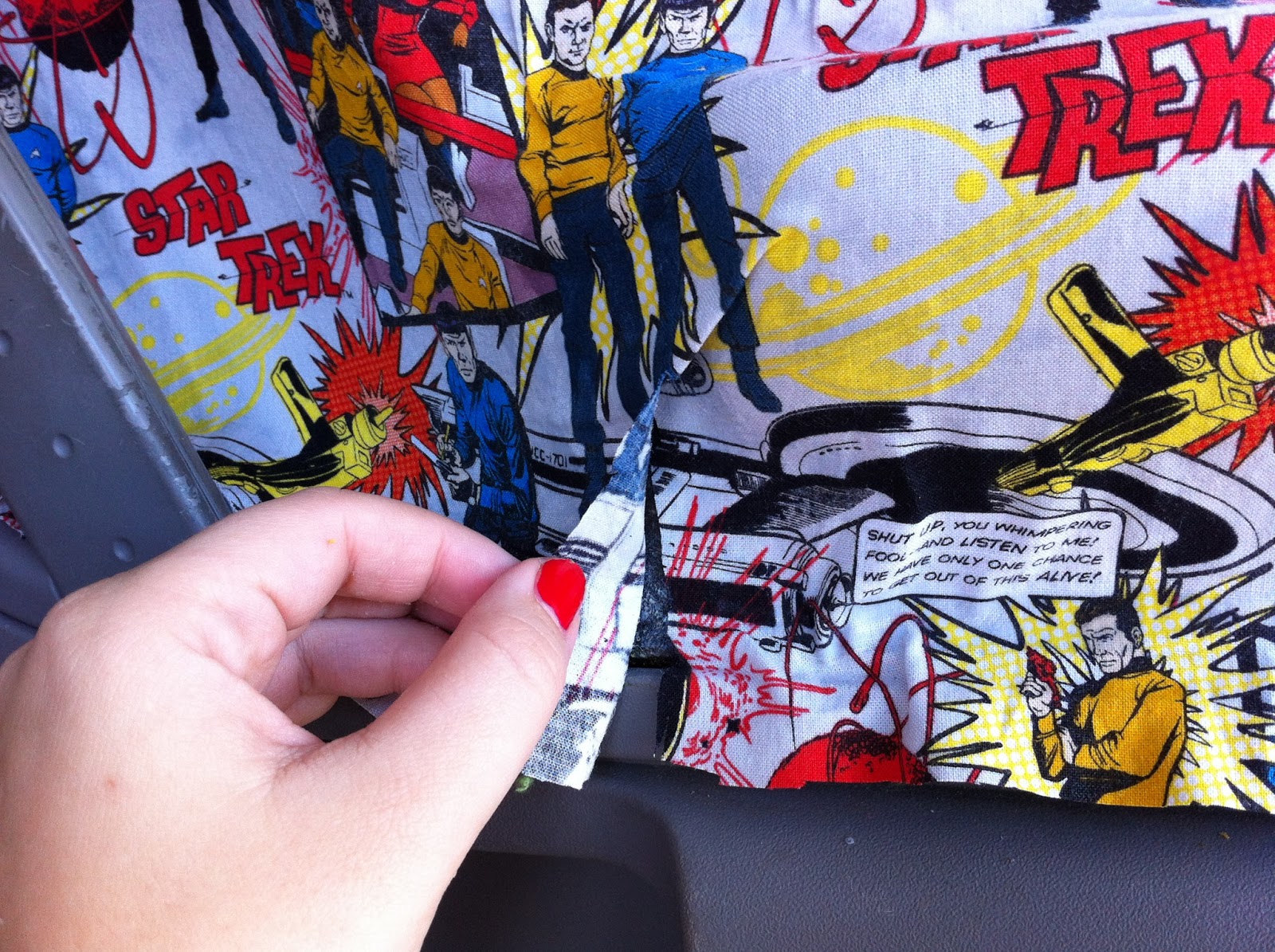 Between the Rabbit's Ears: DIY: Interior Car Door Makeover with Mod Podge