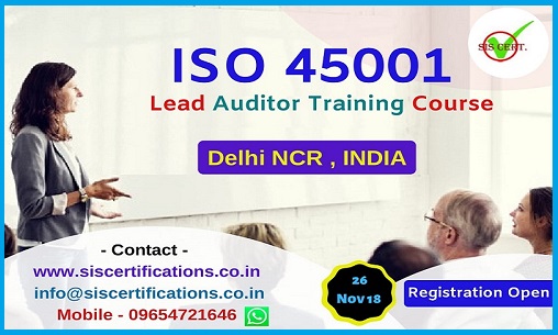 Exemplar Global Certified QMS ISO 45001:2018 Lead Auditor Course