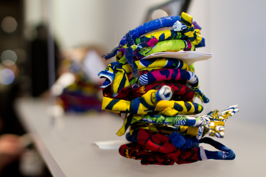 Queen Of Funky DIY: DIY Nicole Miller Inspired Textile Bangles