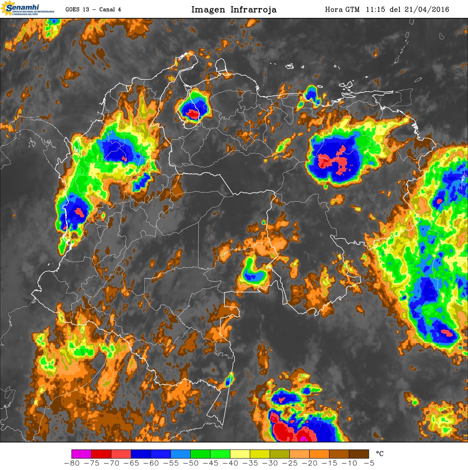 El tiempo meteorológico en Venezuela: Previsión meteorológica para ...