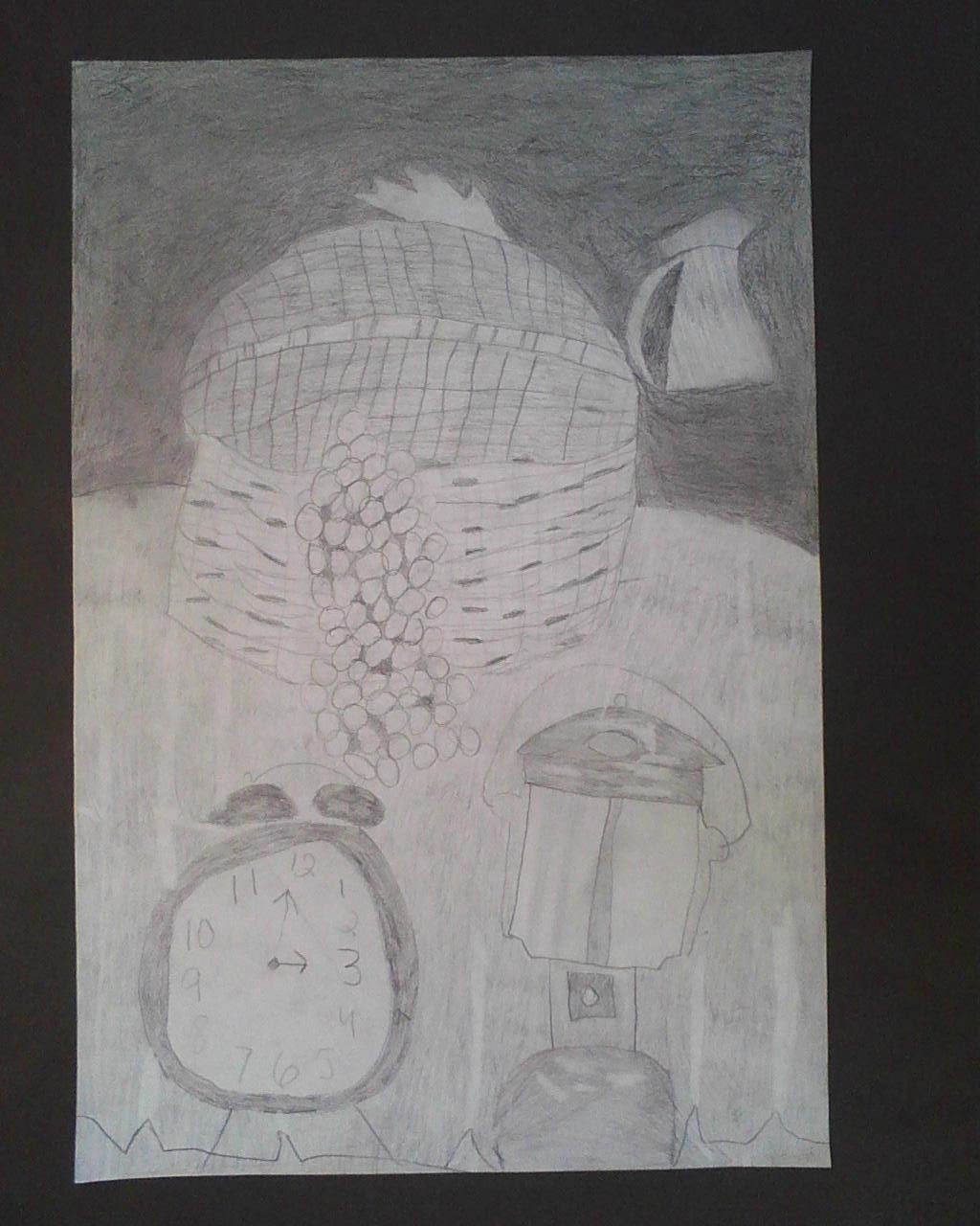 Mrs. Johnson's Art 1, 2, and 3: Finished Value Still Life Examples