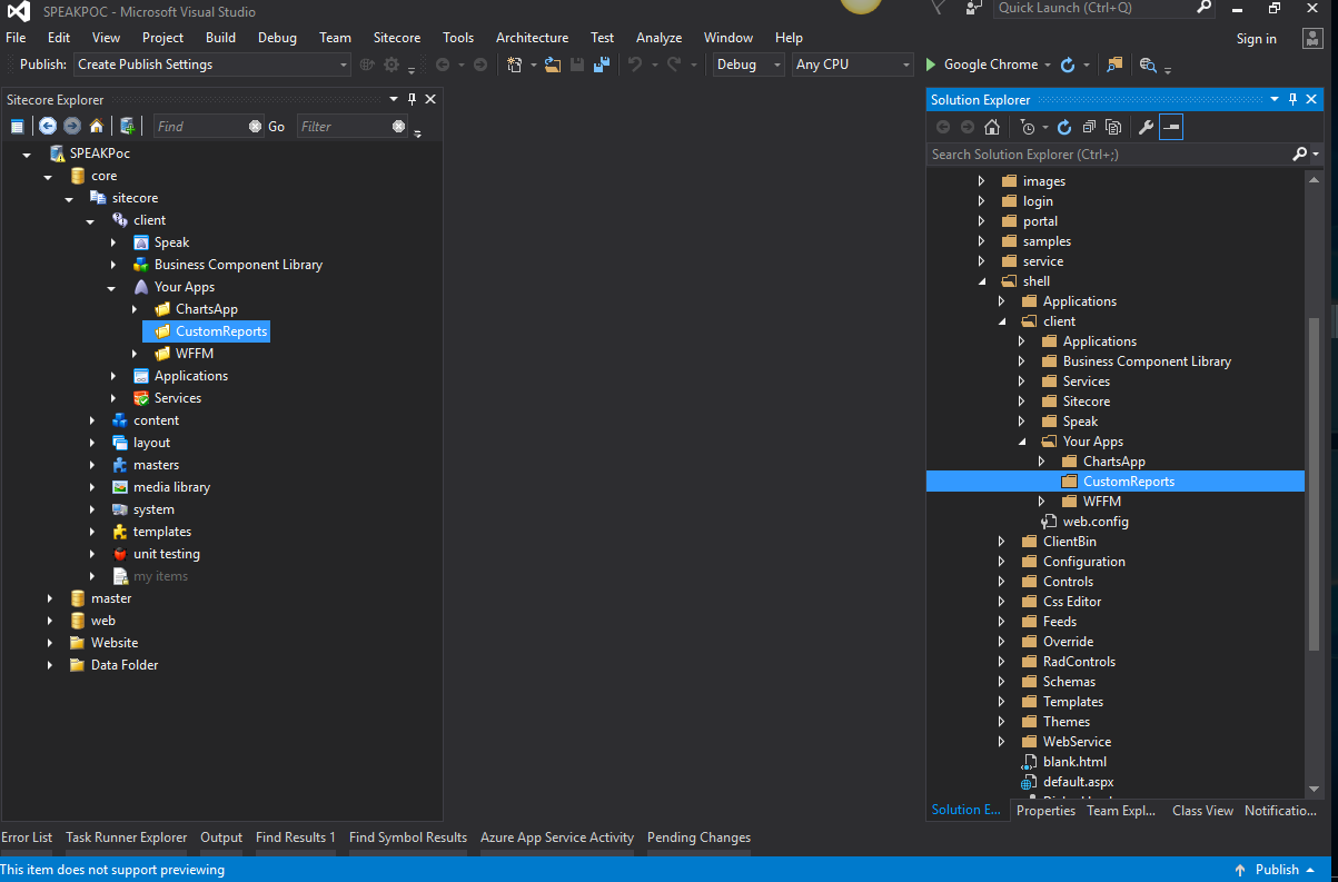 Sitecore Information: Building Custom Analytics Report – Part3 – SPEAK Report