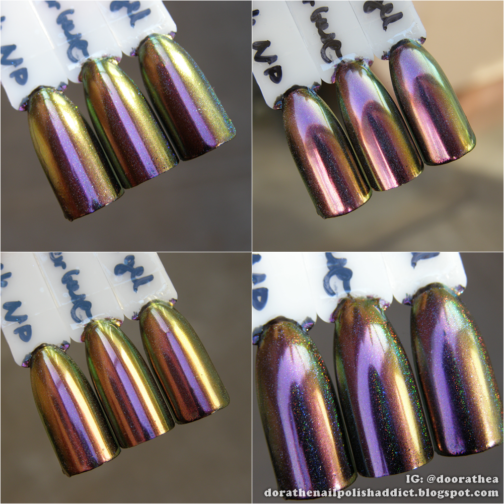 Dóra, The Nail Polish Addict: Born Pretty Store Peacock Chameleon Holo ...