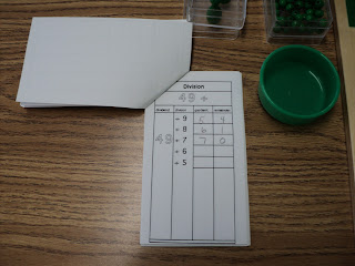 montessori magic: Math ~ The Unit Division Board