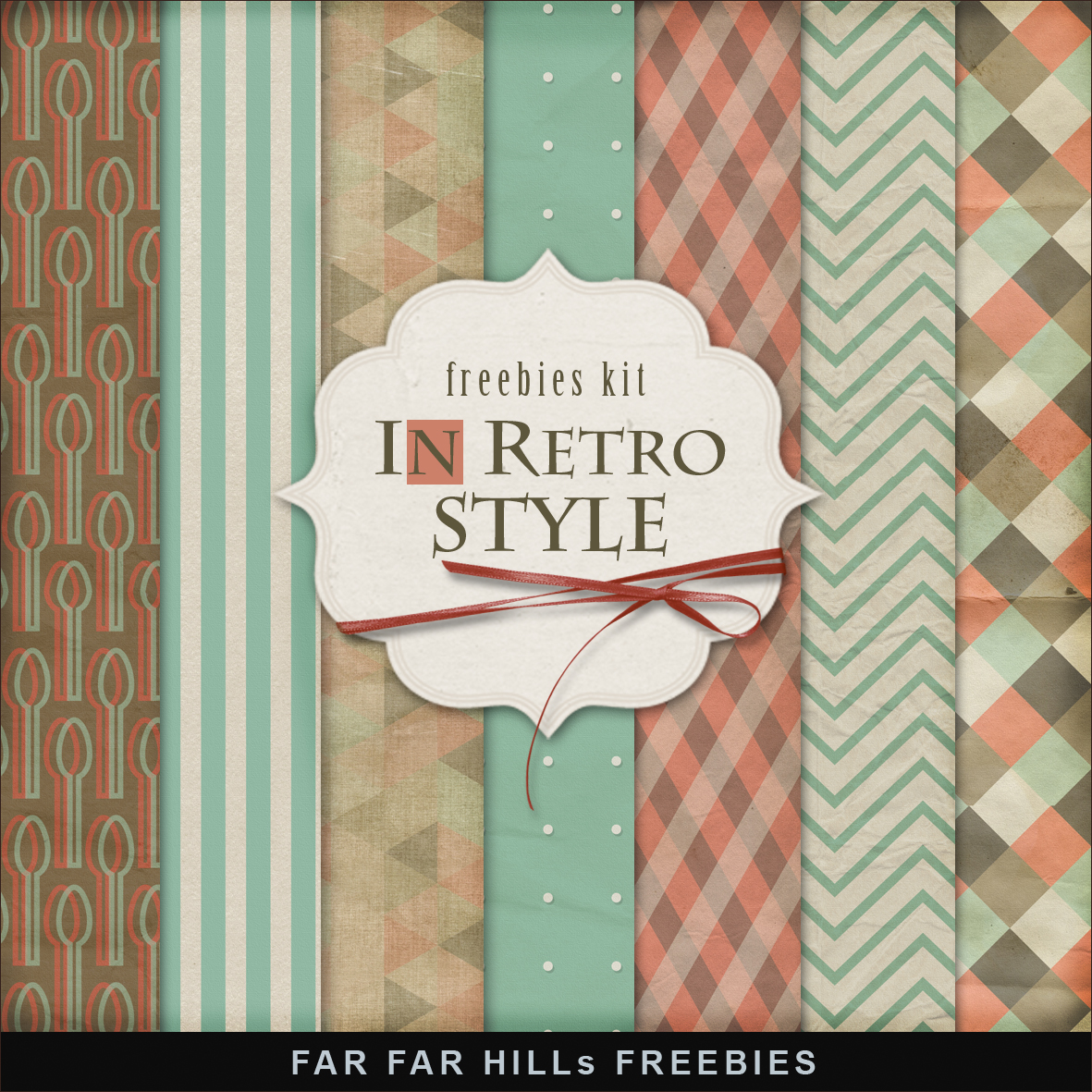 Freebies Background Kit - In Retro Style:Far Far Hill - Free database ...