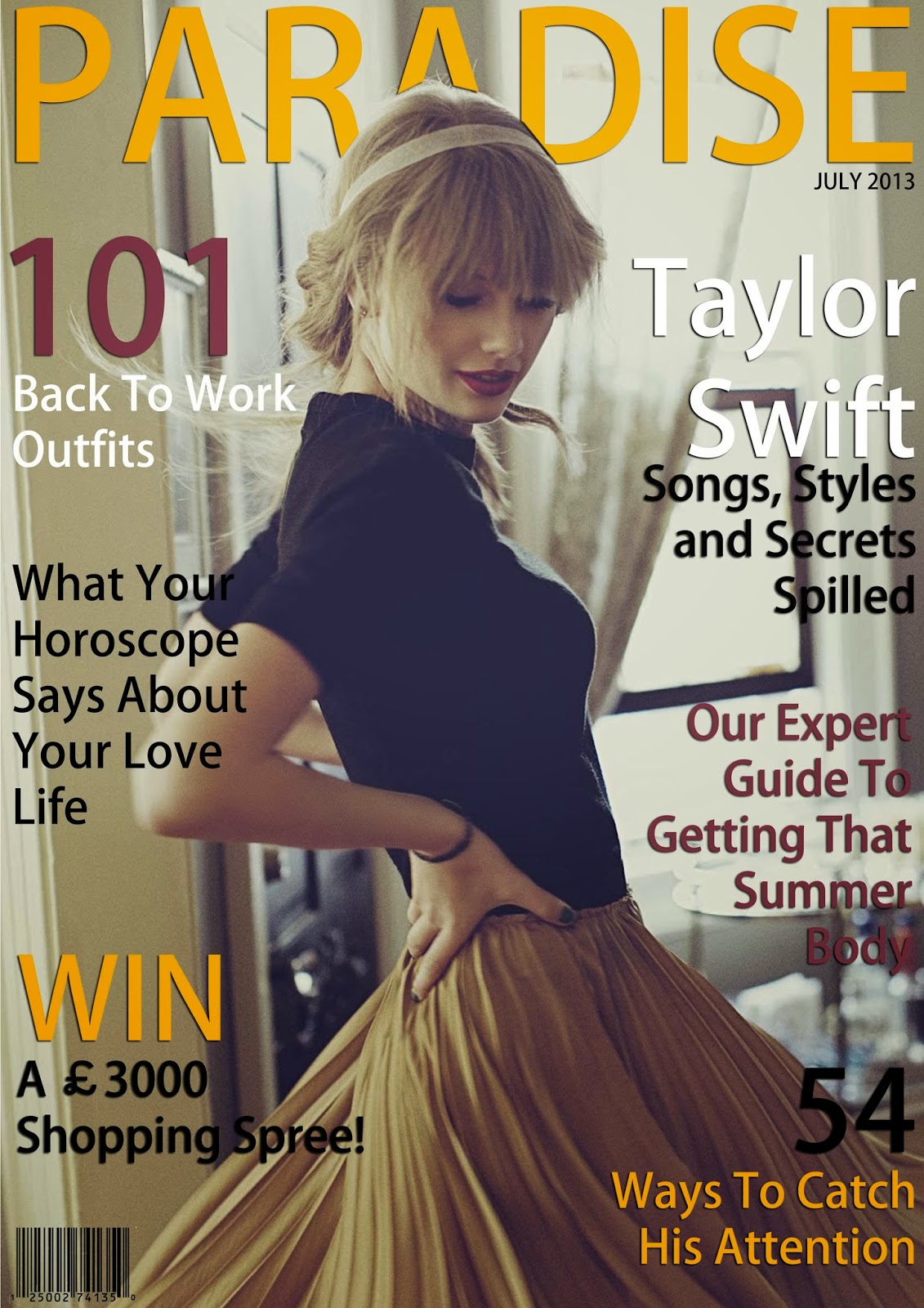 Lucy Price - A2 Media Blog: Magazine Cover Draft 2