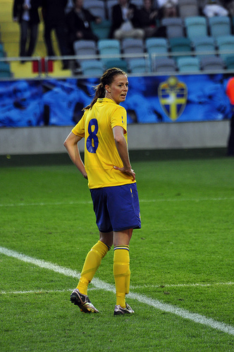 Tom Brady: Lotta Schelin Female Football Player