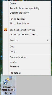 ...The Packet...: SolarWinds SFTP & SCP Server Running Problem