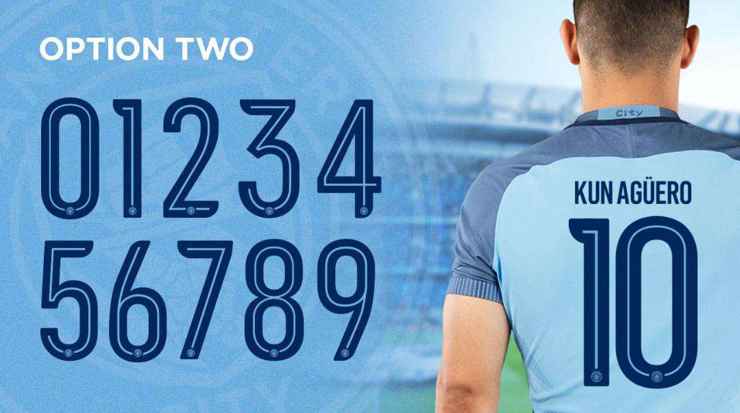 All-New Manchester City 17-18 Kit Font Revealed - Footy Headlines