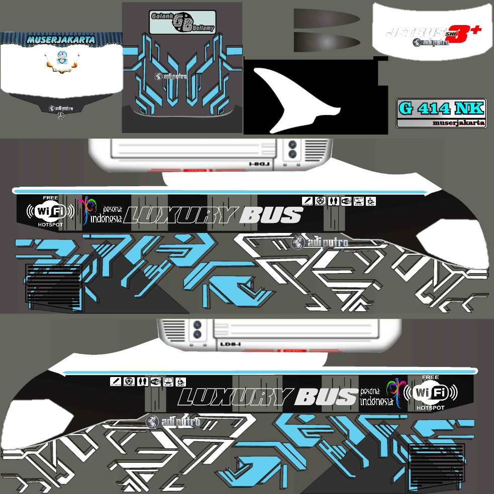 Livery Bus Simulator Indonesia New 5 - Skin Bus Simulator Indonesia