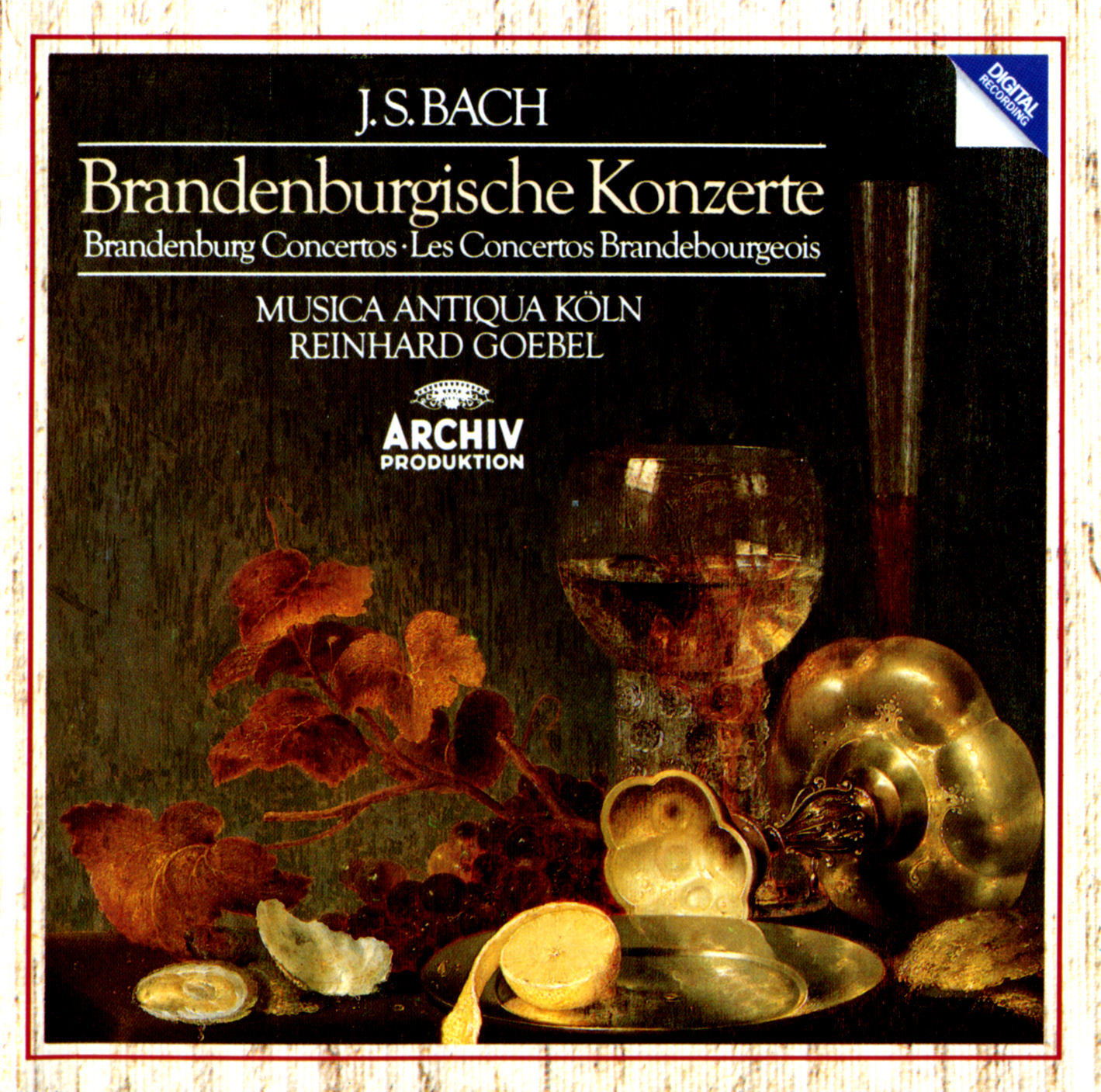 JS Bach: Brandenburg Concertos - Musica Antiqua Köln, Goebel - jewish-music
