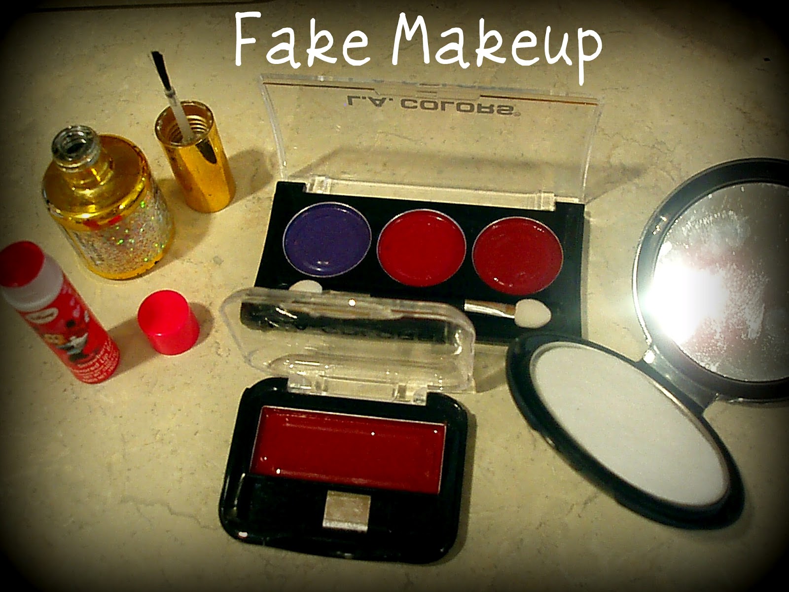 Digital Scrapbooking Made Easy: Fake Makeup for $6