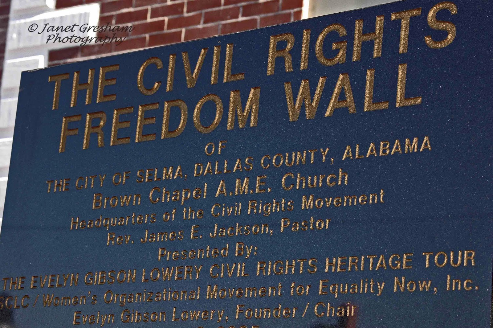 Selma, Ala. Daily Photo: C is for Civil Rights Freedom Wall