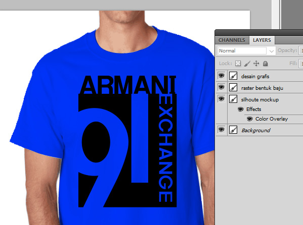 TUTORIAL CARA MEMBUAT DESAIN KAOS BAJU T-SHIRT DENGAN PHOTOSHOP ...
