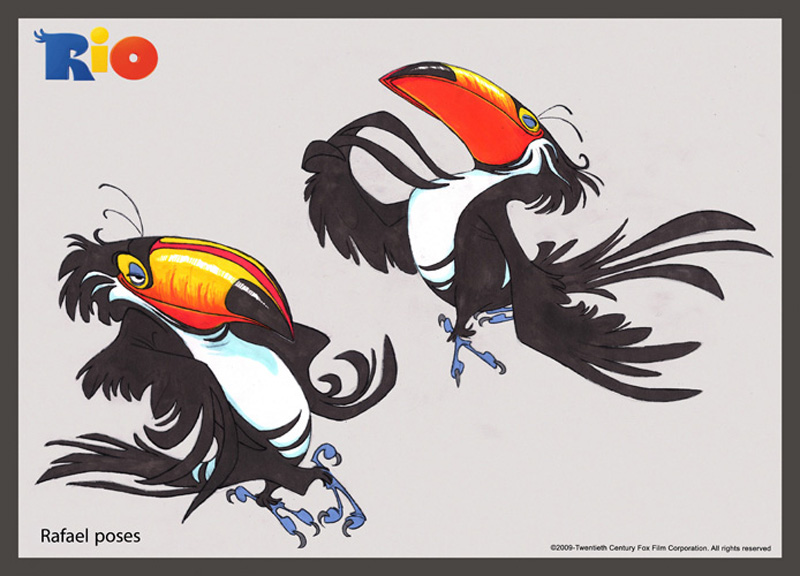 Living Lines Library: Rio (2011) - Character Design