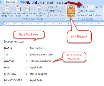 Cara Membuat Formulir Sederhana dengan Database Microsoft Excel 2007 ...