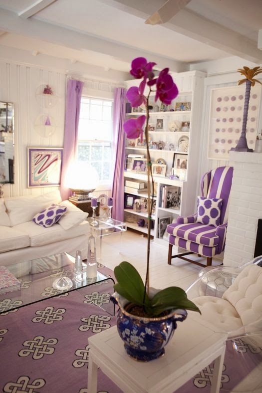 The Fine Living Muse : Using Radiant Orchid, Pantones 2014 color of the ...