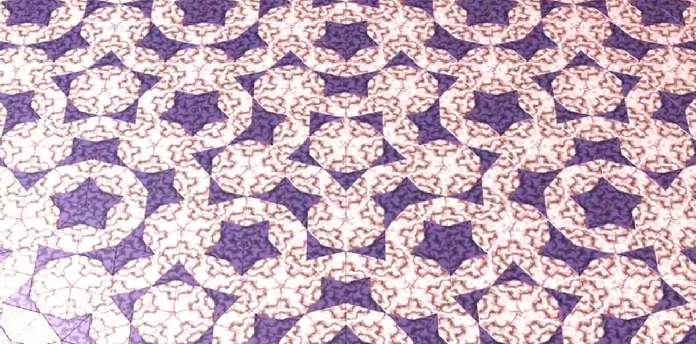MEDIAN Don Steward mathematics teaching: animated Penrose tiling