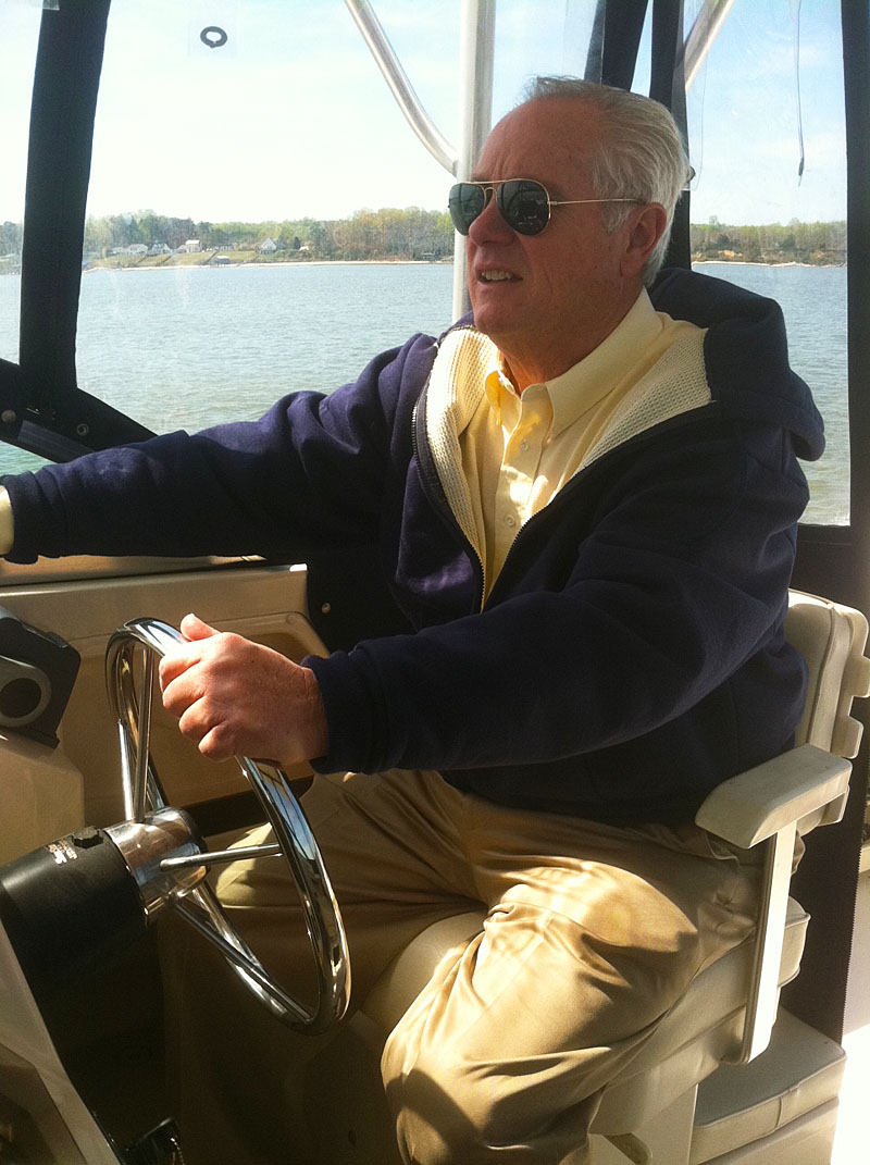 Garrett's Marina Boat Owners: Captain Rick Hall on maiden voyage