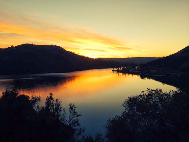 Copper Gazette: Beautiful sunset over Lake Tulloch 1-3-14 by Grant West