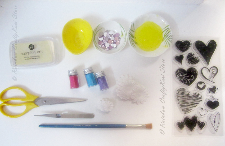 Welcome to Rainbow Craftykari Blog: Tutorial - How to use Flocking ...