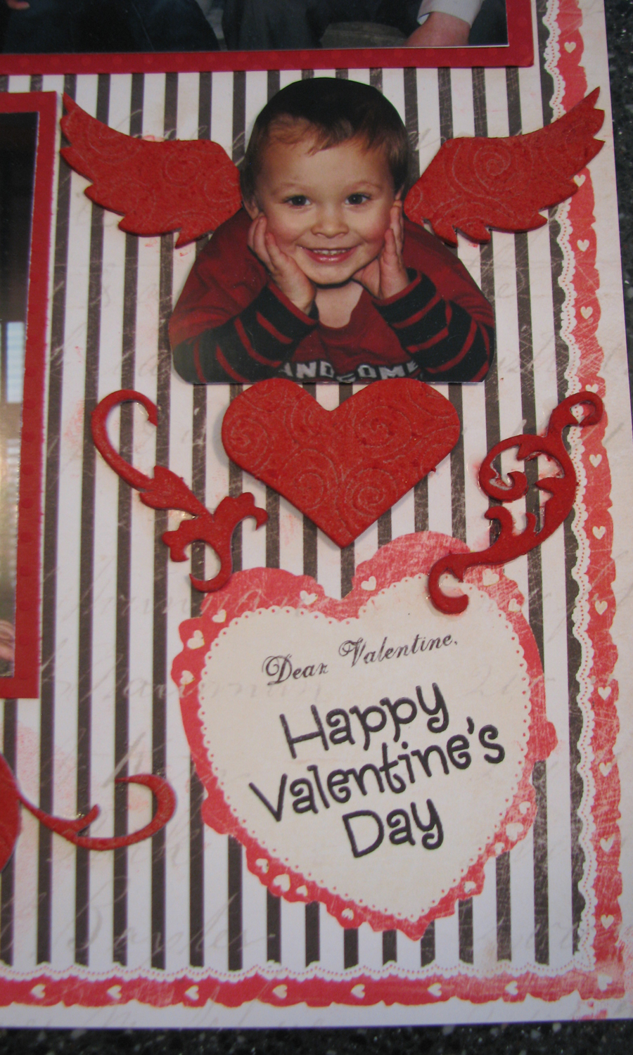 JBigg's Scrap Pieces: With Love Scrapbooking Layout