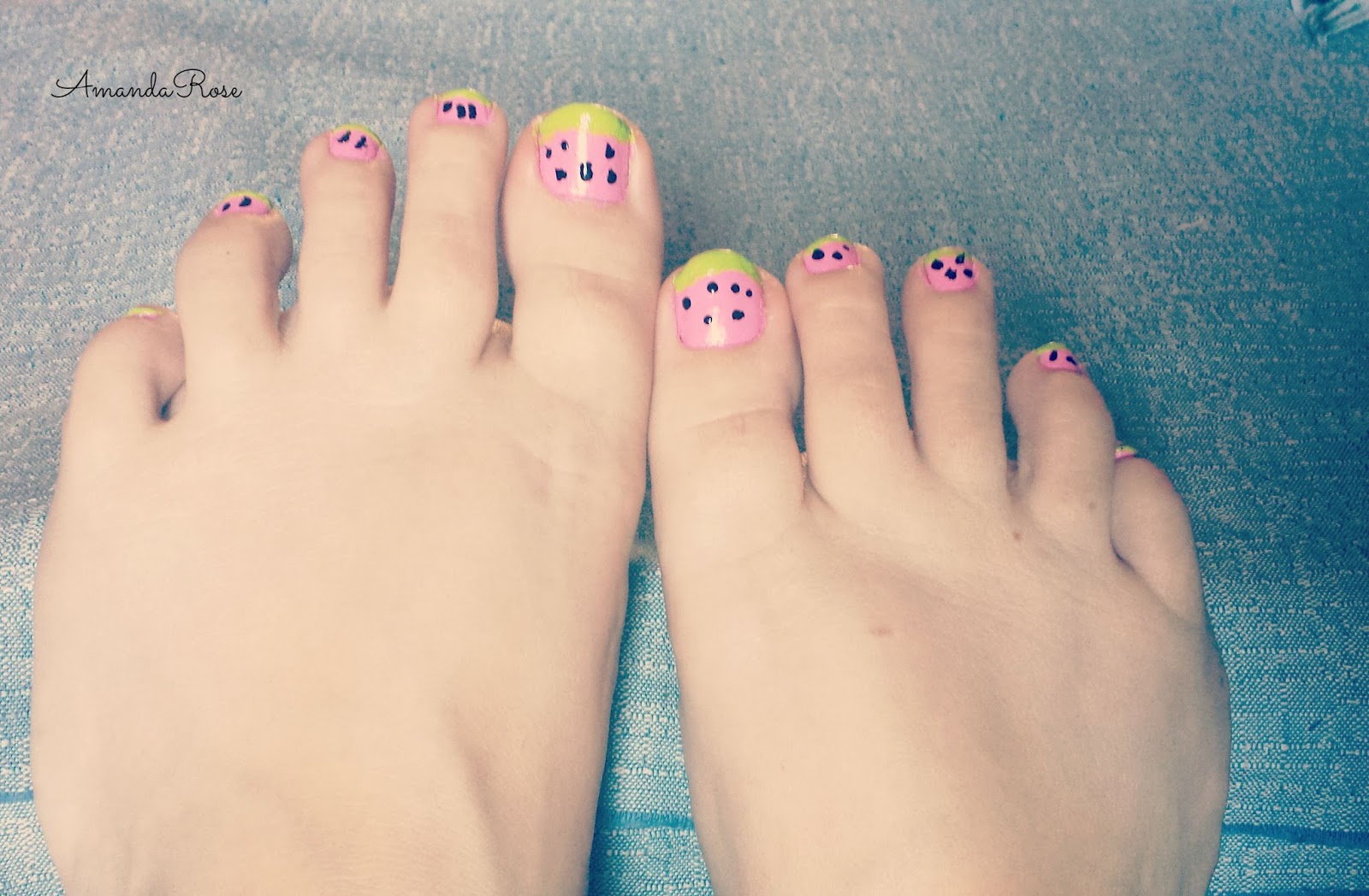 AmandaRose: Watermelon Toes