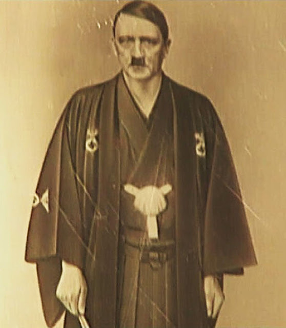 UFO mania: The weirdest picture of evil Adolf Hitler you will EVER see