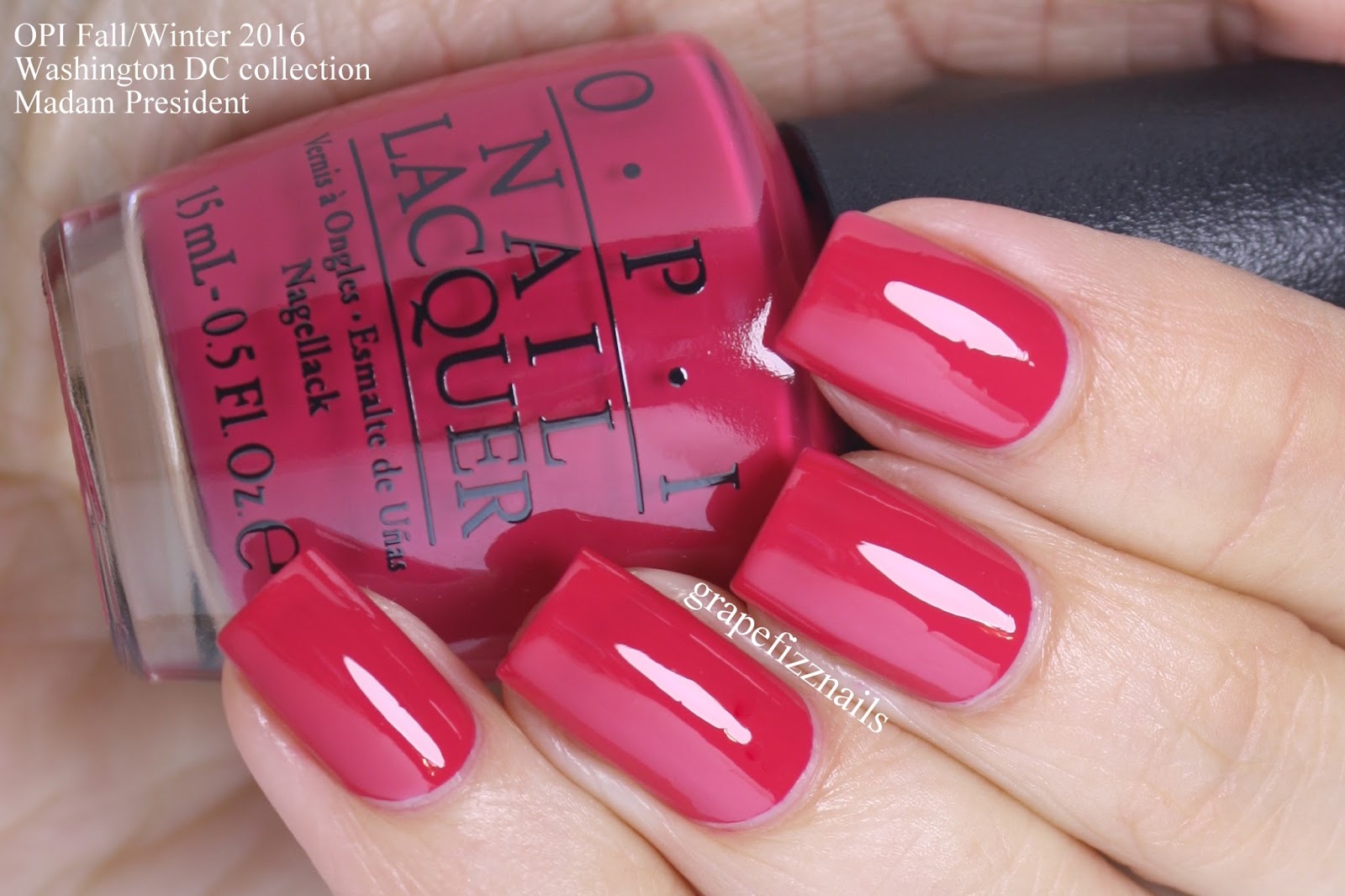 Grape Fizz Nails: OPI Washington DC Collection for Fall/Winter 2016