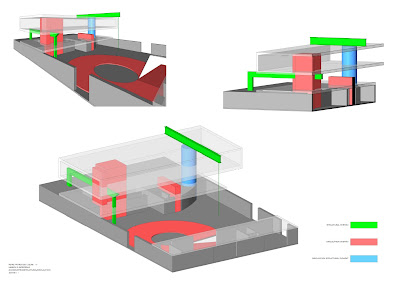 Petre Petrovski: Axonometric/Structural/Circulation
