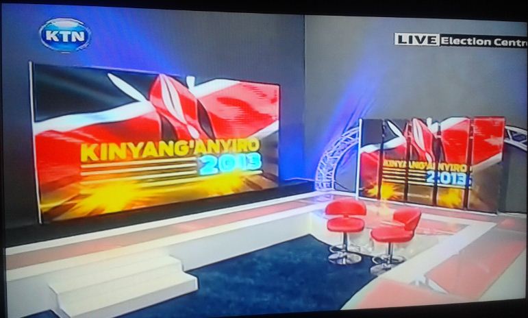 THE LATEST KENYAN NEWS: Pictures of KTN's New Election Studio