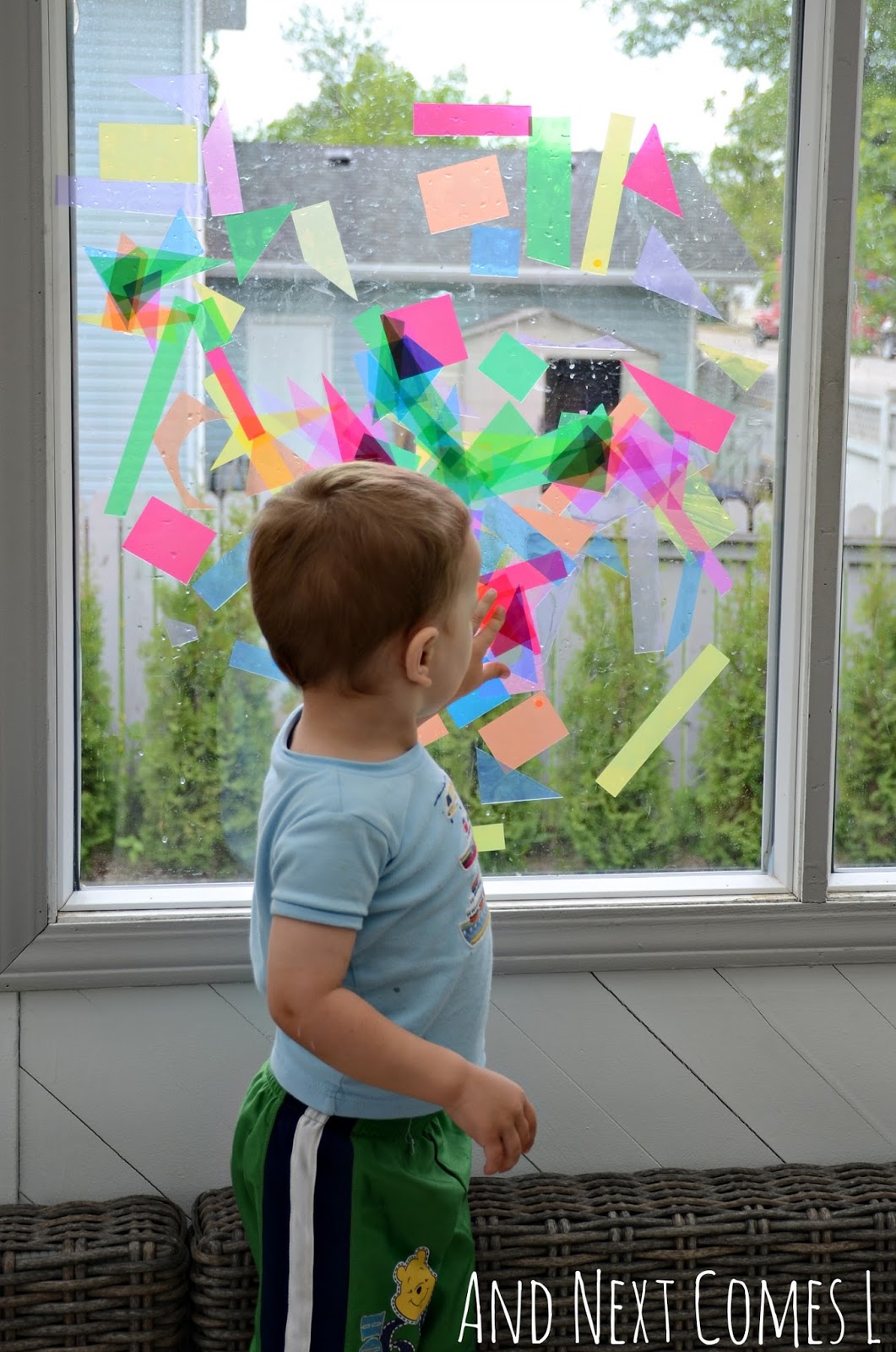 Abstract Window Art for Kids | And Next Comes L - Hyperlexia Resources