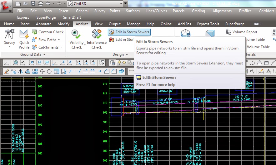 CAD & GIS tips & tricks: Using Hydraflow Storm Sewers with AutoCAD ...
