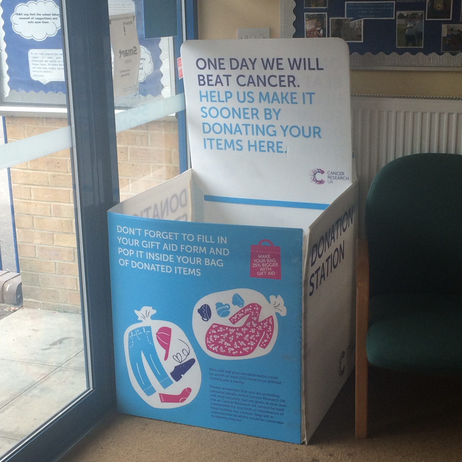 Clockhouse Primary School: Cancer Research Donation Station