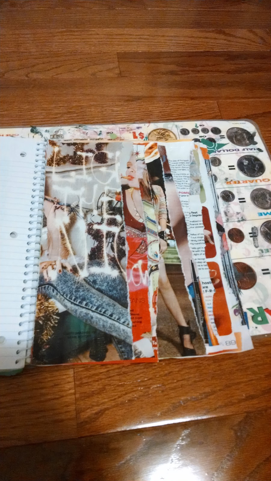 Glue and You: Magazine Tear Art