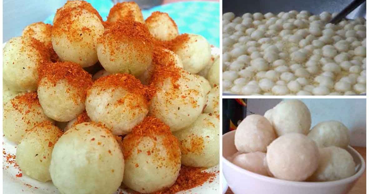 Resep Cimol Goreng Kering Yg Enak, Empuk dan Kenyal!....