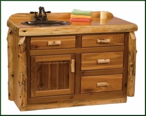 The Baños Y Muebles: Muebles de Baño Rústicos