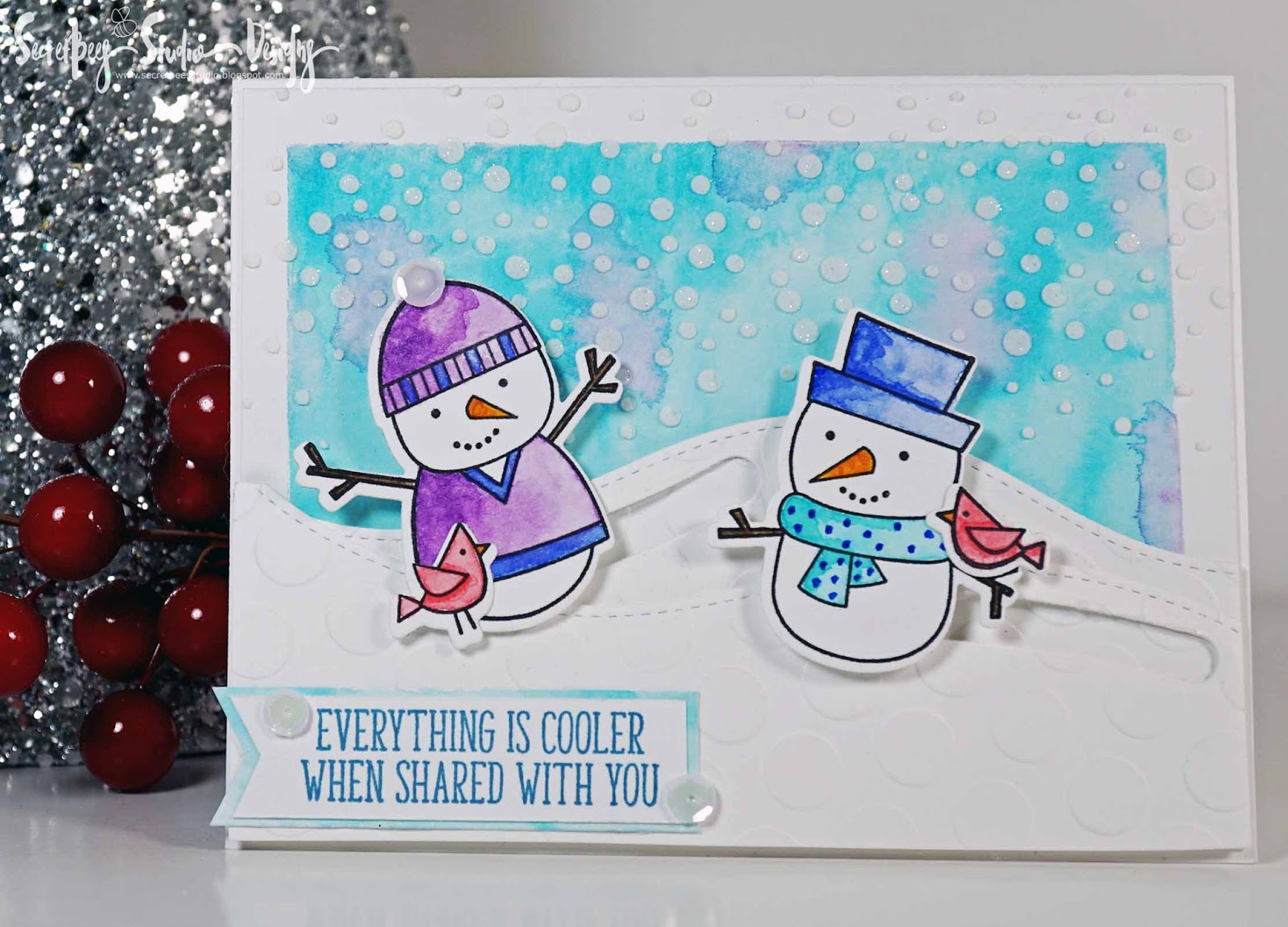 Secretbees Studio: Snowman Buddies!