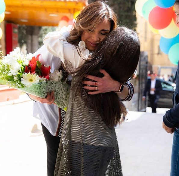 Queen Rania visited Al Hussein Social Foundation for Orphans