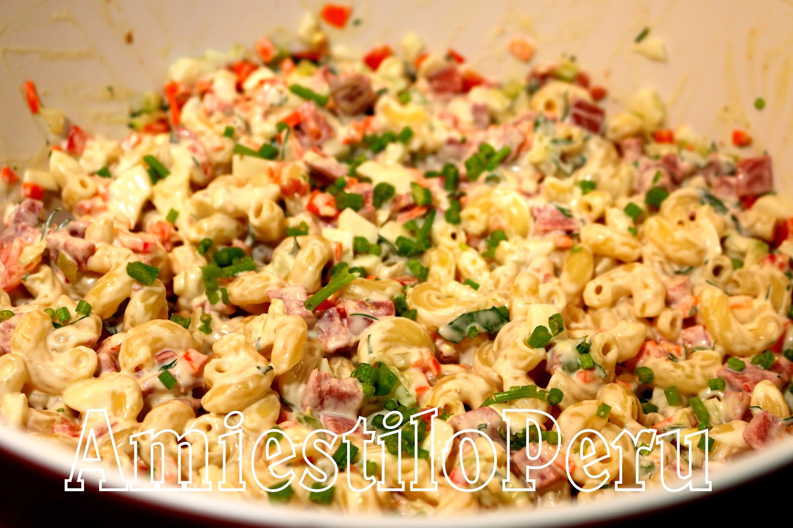 AmiestiloPeru: --ENSALADA DE CODITOS--